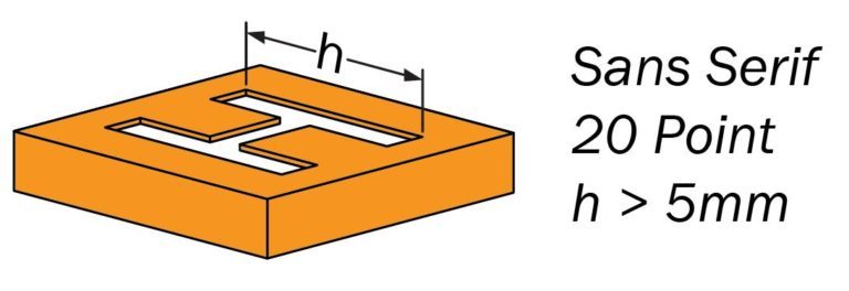 Designing text for CNC machining - HLH Prototypes Co Ltd